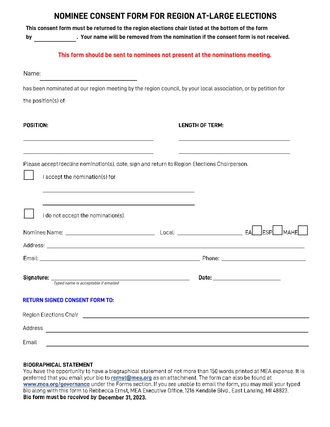 2023-8-11Region Elections Nominee Consent Form - Michigan Education ...